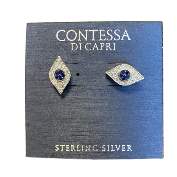 Contessa Di Capri | Jewelry | Contessa Di Capri Sterling Silver Stud ...